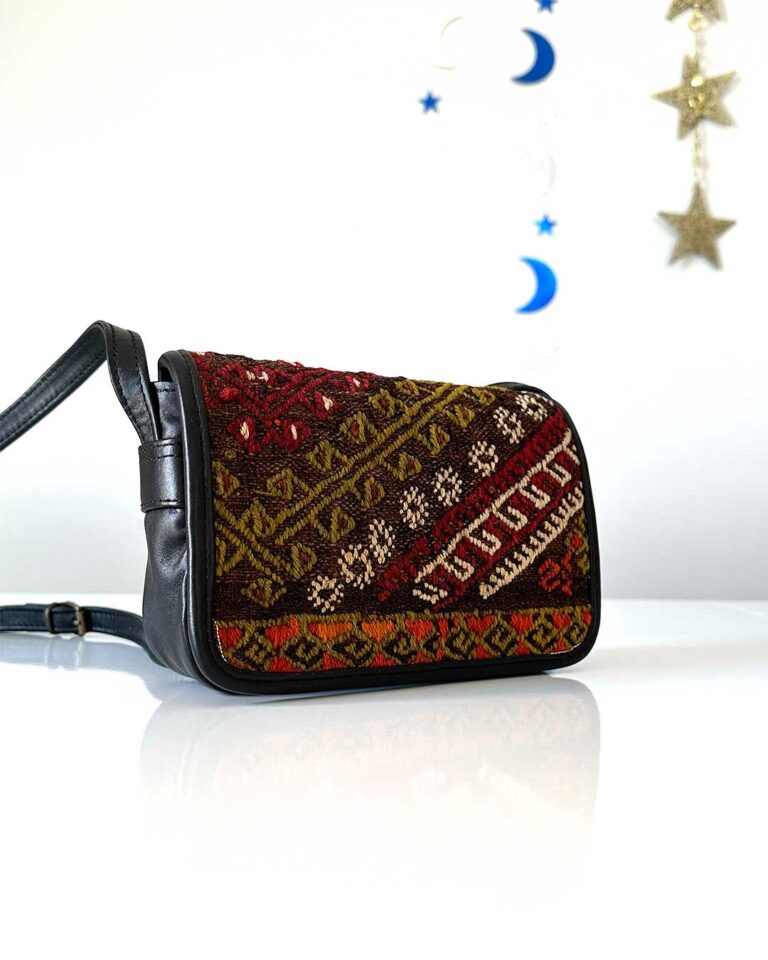 Vintage Kilim Turkish Handmade Cross Body Shoulder Bag