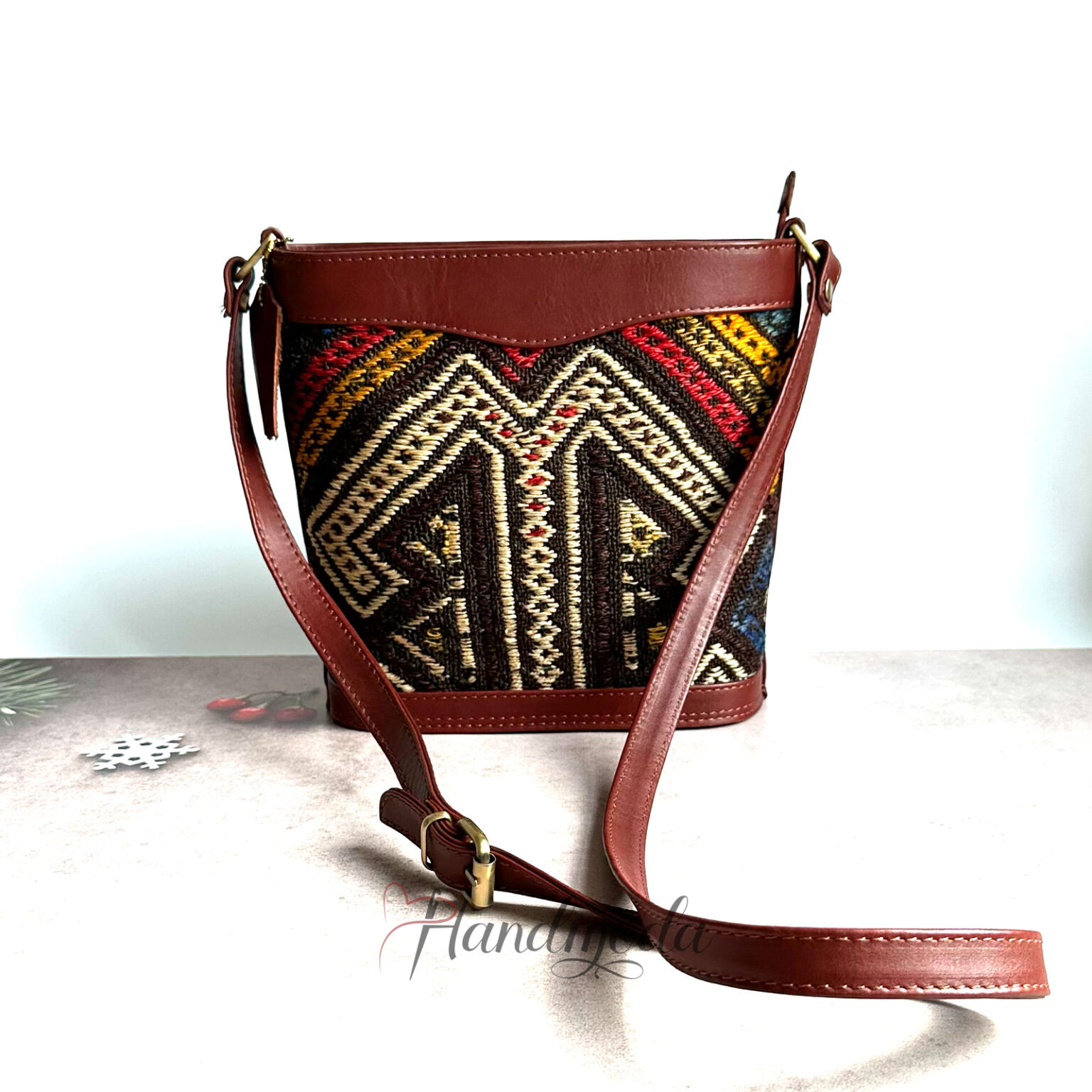 Vintage Kilim Turkish Handmade Cross Body Shoulder Bag