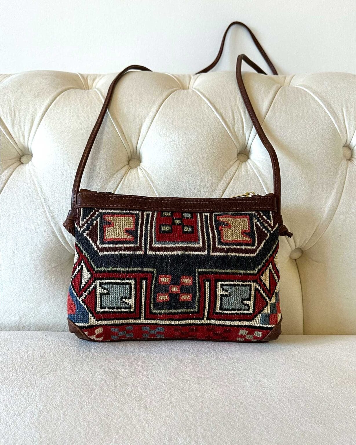 Vintage Kilim Turkish Handmade Cross Body Shoulder Bag