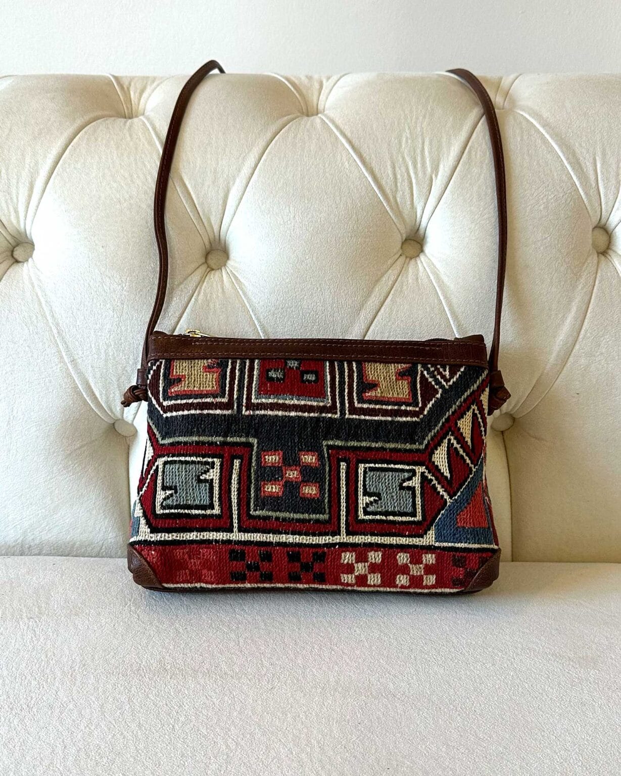Vintage Kilim Turkish Handmade Cross Body Shoulder Bag